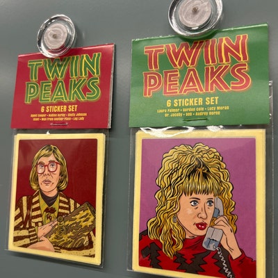TWIN PEAKS Stickers set A Set of 6 - Etsy
