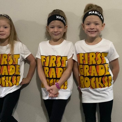 1st Grade Rocks Svg Back to School Svg 1st Grade Svg First Grade Svg ...