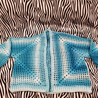 Crochet Hex Cardigan Pattern PDF INSTANT DOWNLOAD video - Etsy