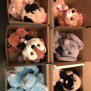 Adoption Bunny Rabbit Stuffed Animal Personalized Adoption | Etsy