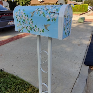 Monarch Butterfly and Sunflowers Painted Mailbox for Summer - Etsy