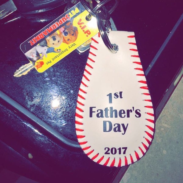 Baseball Key Chain, Baseball Keychain, Keychain, Key Chain, Father's ...