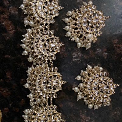 Traditional Sheesh Patti Indian Style Kundan Matha Patti / - Etsy