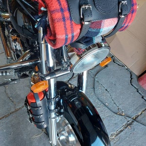 Leather Blanket Roll Camping Gear Motorcycle Rider Custom | Etsy