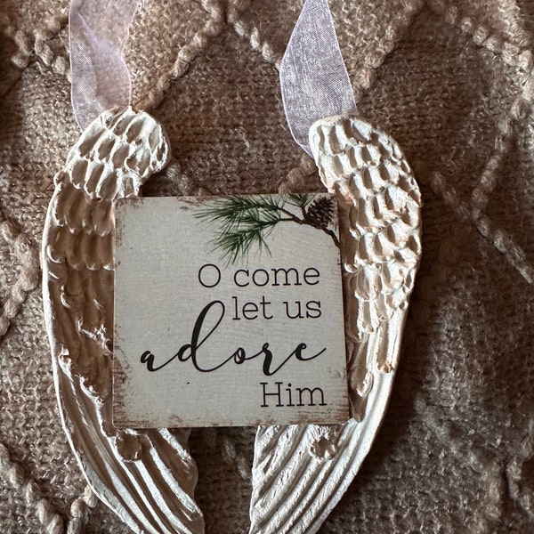 Unique Personalized Handmade Angel Wings Inspirational Cross “love You ...