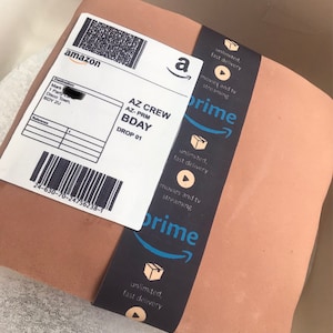 Personalised Edible Postage Label Prints Amazon Edible Parcel Cake ...