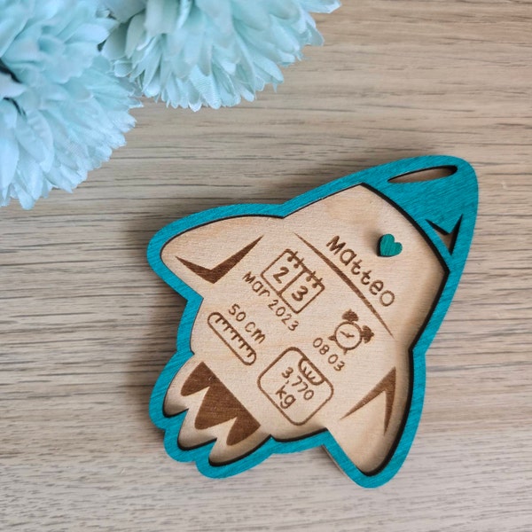 Custom Baby Birth Stats Laser Cut Bundle, 3D Layered Newborn Chart, New ...