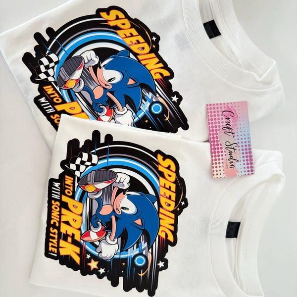 Editable Sonic Birthday PNG, Custom Sonic Name PNG, Sonic Birthday Age ...