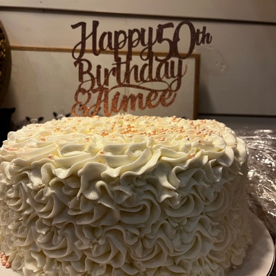 Personalized Happy Birthday Cake Topper Customised Cake Topper - Etsy