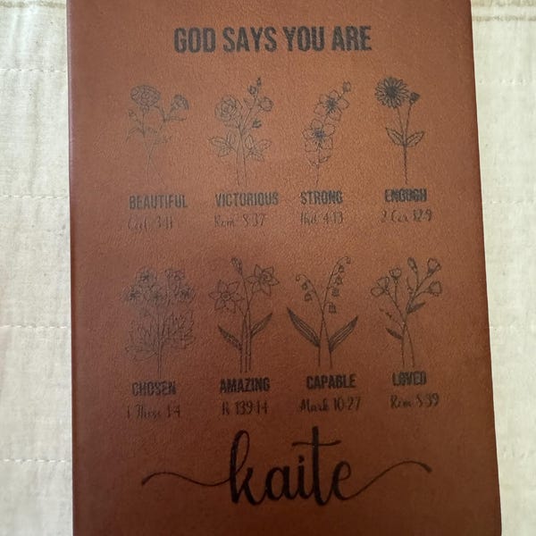 Personalized Prayer Journal for Women Custom Positive Affirmations ...