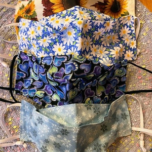 3D Face Mask With Around the Head Adjustable Elastics Limits | Etsy