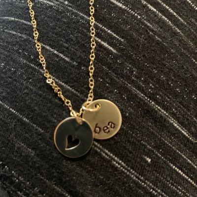 Add on Brass Charm Custom Initial Charm Small Name Charm Brass ...