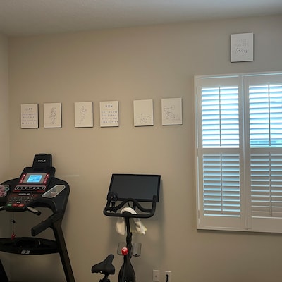 Gym Decor Set of 9 PRINTABLES Home Gym Decor Gym Wall Art Gym Poster ...