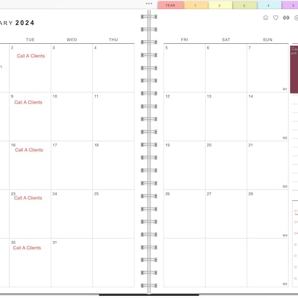 Digital Planner, Goodnotes Planner, iPad Planner, Notability Planner ...