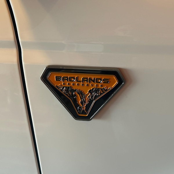 Bronco Badlands Sasquatch Emblems: Nickel Metal Badges (set of 2) - Etsy