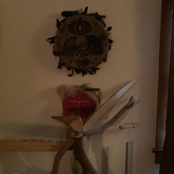 Runecaller Norse Rune Wand Volva Staff Distaff Asatru Altar Divination ...