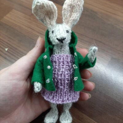 RABBIT DOLL Knitting Pattern - Etsy
