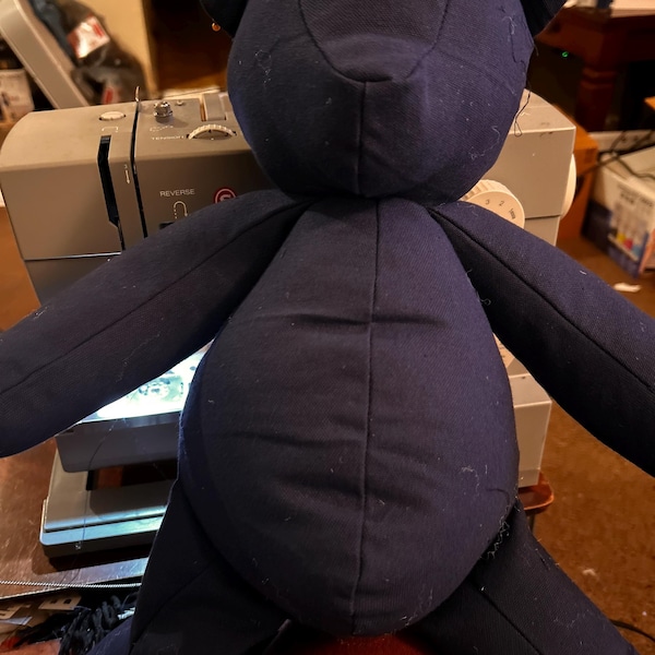 Memory Bear Pattern & Step-by-step Sewing Tutorial Teddy Bear Sewing ...