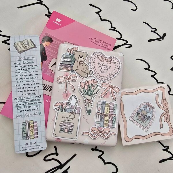 Bookish Sticker Pack Bibliophile Water Resistant Kindle Stickers E ...