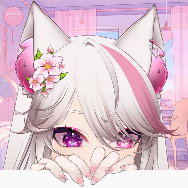 Vtuber Asset | Rigged Princess Peekaboo Hands - Etsy