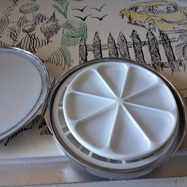 Altoid Tin Water Palette Set | Watercolor Painting | Removable Pan ...