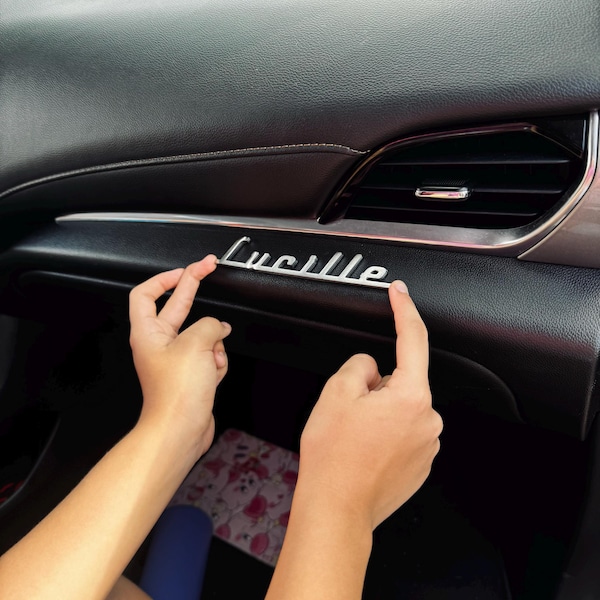 Personalized 3D Car Emblems, Heavy-duty Metal Letters With Strong ...