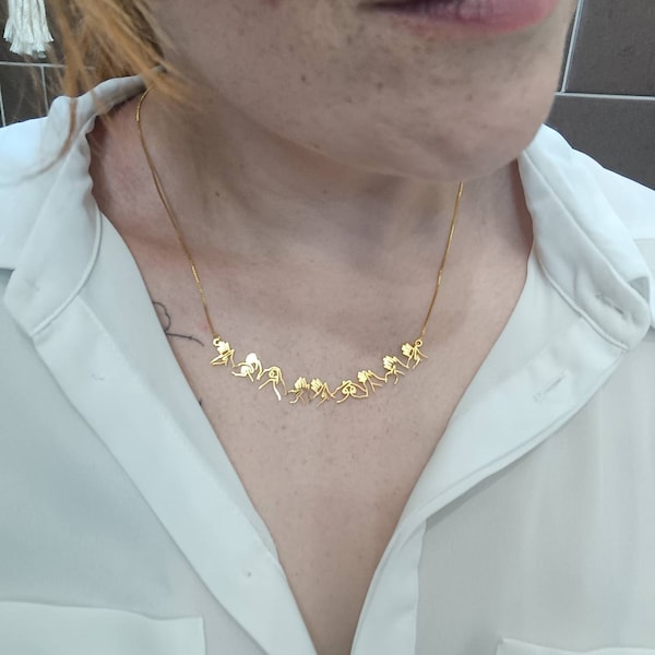 Custom Sign Language Necklace, Name Necklace in Sign Language ...