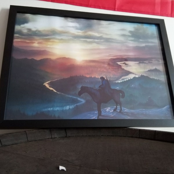 Arthur Morgan, Red Dead, Mountain, Wild West, Sunset Painting Scene ...