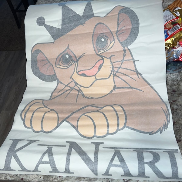 Lion King Wall Decal: Simba & Mufasa Quote, Nursery Decor, CUS209 - Etsy