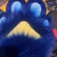 Purple Fursuit Cosplay Feetpaws Custom Fursuit Foot Cosplay Fluzzy ...