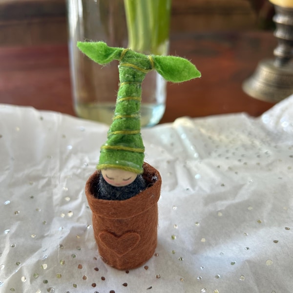 Custom Waldorf Inspired Potted Sprout Doll - Etsy