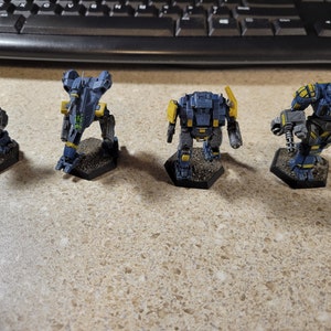 Caesar Alternate Battletech Mechwarrior Miniature WITH BASE - Etsy