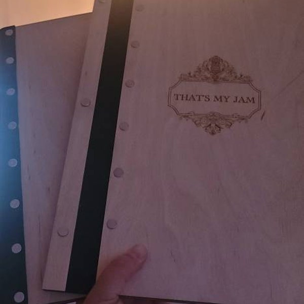 Wood Restaurant Menu, Custom Size Menu Cover, Engraved Menu Cover ...