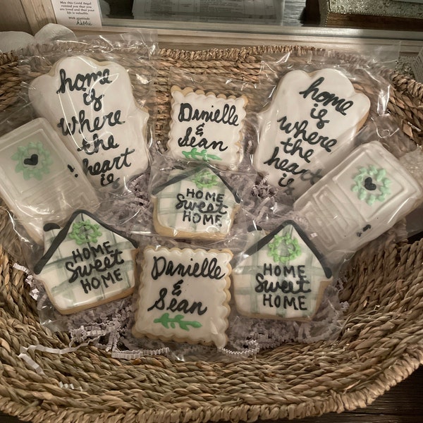 House Warming Sugar Cookies, House Warming Gift, Housewarming Gift ...
