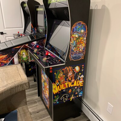 Mame Multicade Classics Side Art Arcade Cabinet Graphics Decals ...