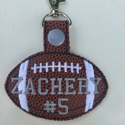 Football Keychain, Football Team, Football Team Bag Tag, Football Bag ...