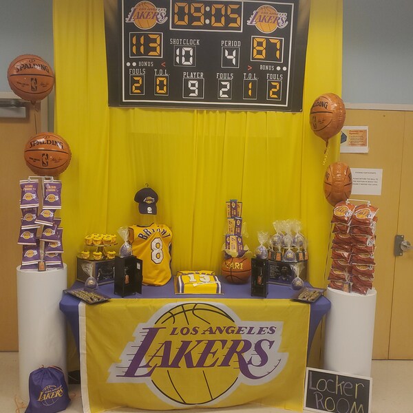 Basketball Backdrop, Basket Backdrop, Basket Game Score Board Backdrop ...