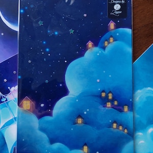 Tower in the Clouds Painting Pink Clouds Limited Edition Art Print ...