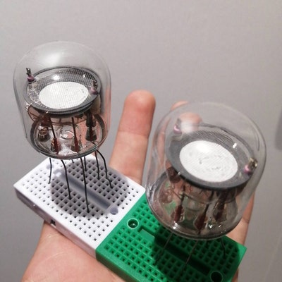 6x IN-1 Nixie Tube Small Fine Grid Special Edition Flexible Pins NOS - Etsy