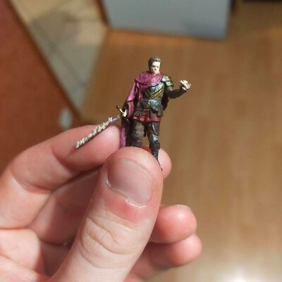 Dragonborn Berserker Miniature Mauler Dungeons and Dragons Mini RPG ...