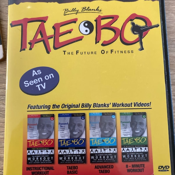 Original Billy Blanks Tae Bo DVD, Tae Bo Workout DVD, Tae Bo Workouts ...