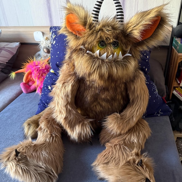 RUFUS, 60 Cm, Plush Toys, Plush Mascots, Gift Toys, Plush Monsters ...