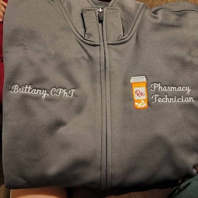 Pharmacy Tech Jacket Pharmacy Technician Jacket Pharm Tech Cpht Jacket ...