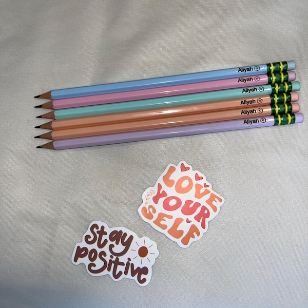 Affirmations Pencils Motivational Pencils-gift Set Back to School ...