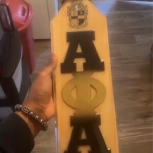 Alpha Phi Alpha Two Tone Desk Trophy - Etsy