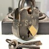 Antique Love Lock With Keys, Custom Love Lock, Engraved Love Lock ...