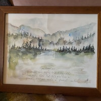 Map of Elora Print, Map of Fergus Print, Watercolour Map of Fergus and ...