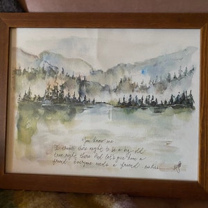 Map of Elora Print, Map of Fergus Print, Watercolour Map of Fergus and ...