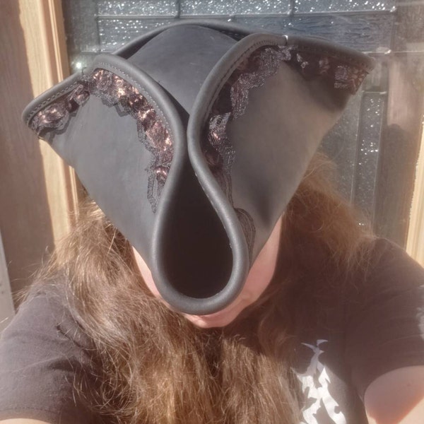 Leather Pirate Hat Pattern, Tricorn Style (PDF With Video Guide) - Etsy