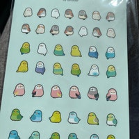 Bird Loafs Sticker Sheets - Etsy